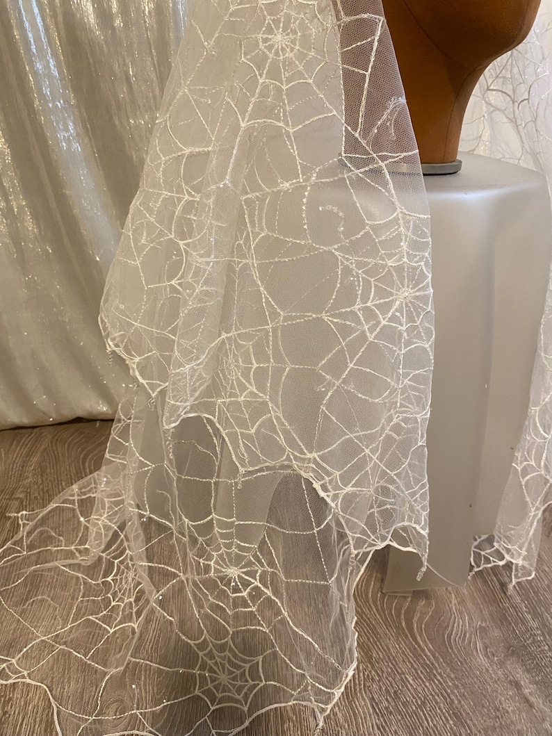 Spiderweb Lace Veil / Goth Wedding / Gothic / Wedding / Formal ...