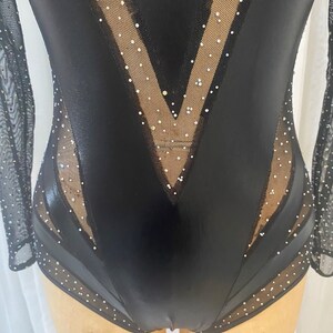 Disco Devil Leotard | Mesh Bodysuit | Rubber Lycra | Rhinestones ...