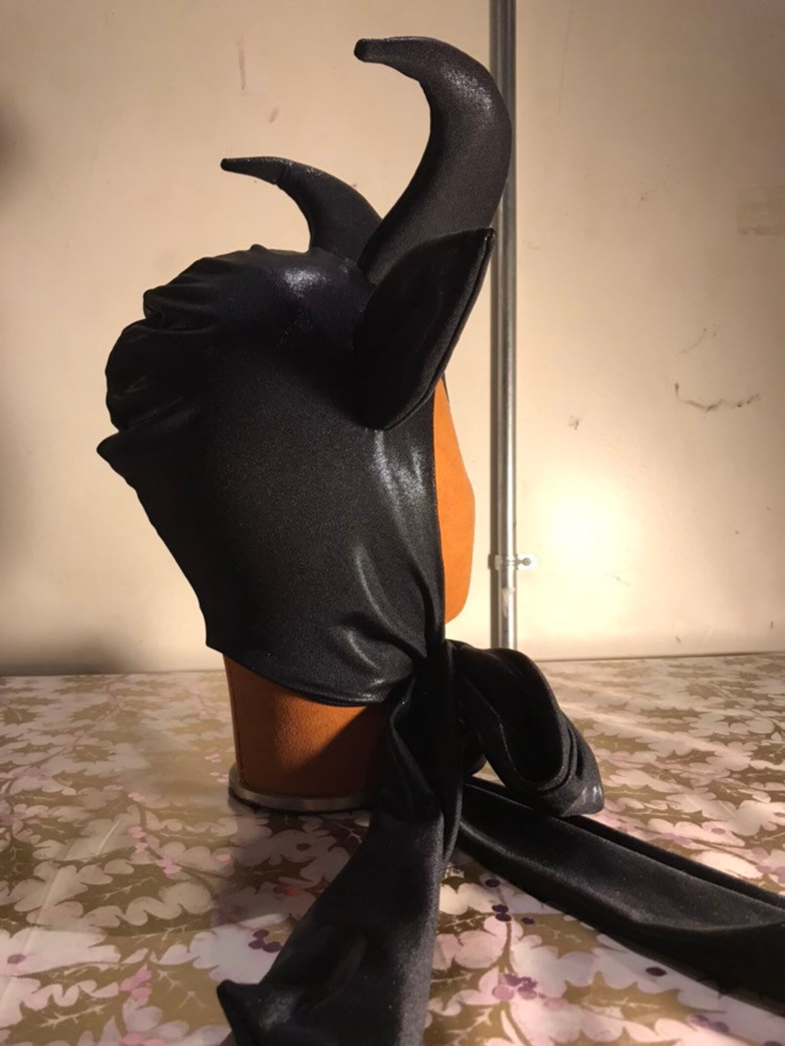 Goat Hood Vintage Hood Goat Bonnet Baphomet Goth Hood - Etsy