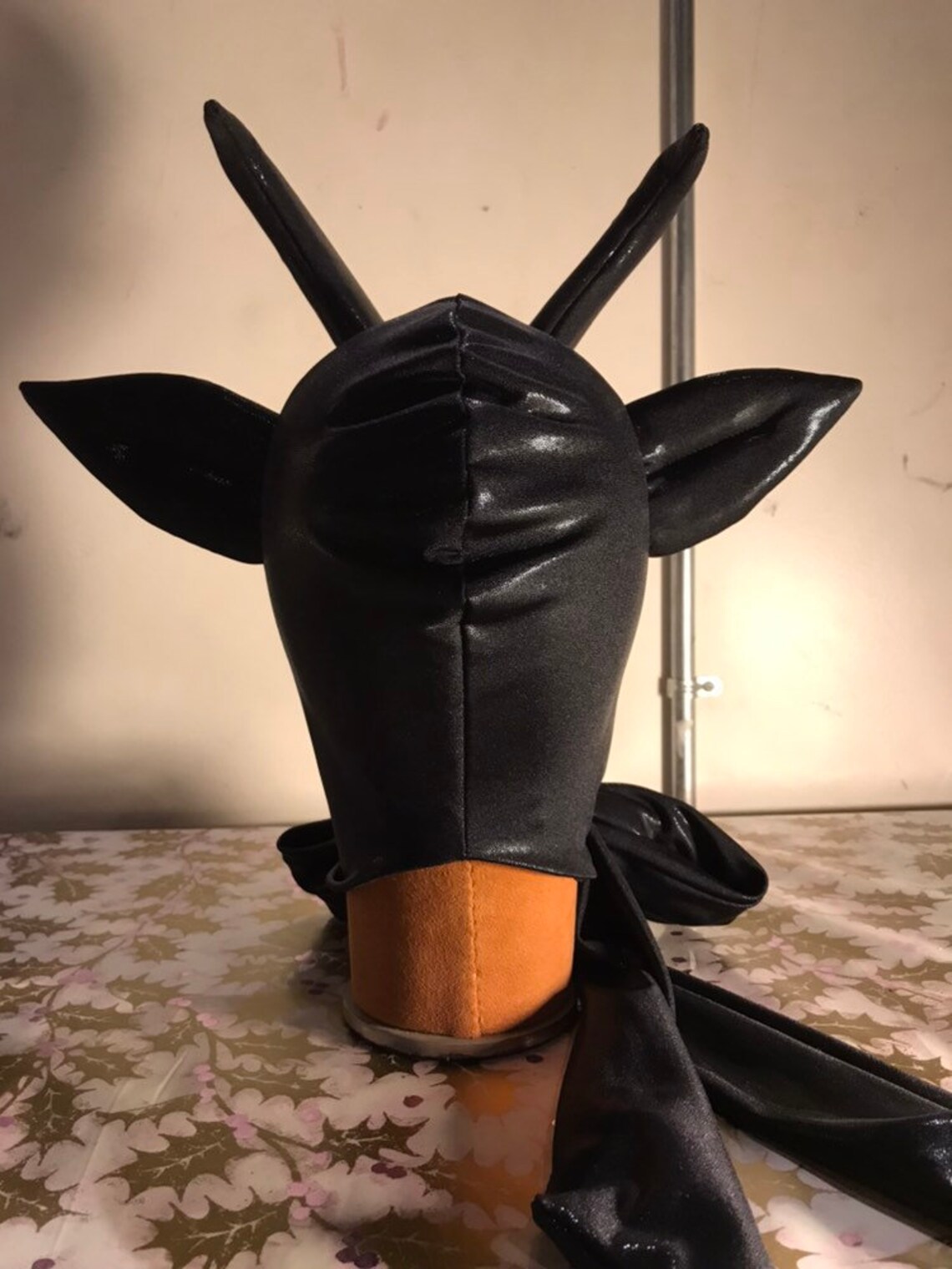 Goat Hood Vintage Hood Goat Bonnet Baphomet Goth Hood - Etsy