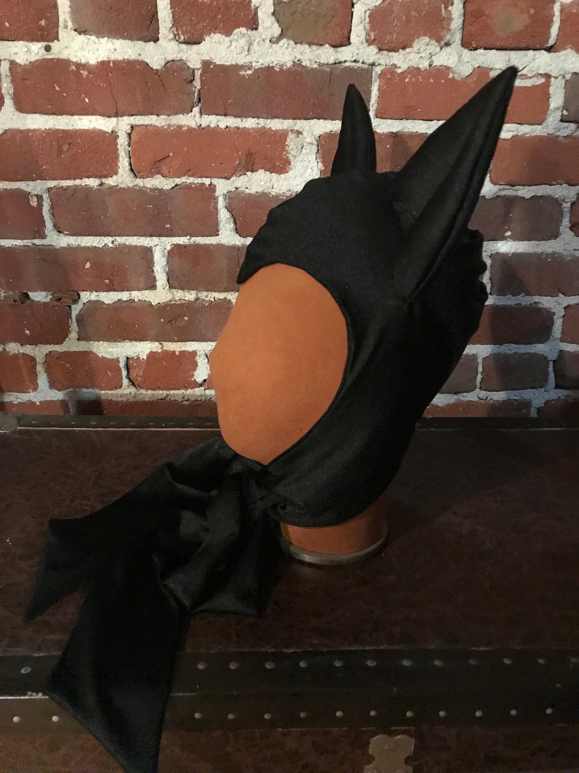 Bat Hood/ Cat Hood/ Vintage Bat Hood/ Bat Bonnet - Etsy
