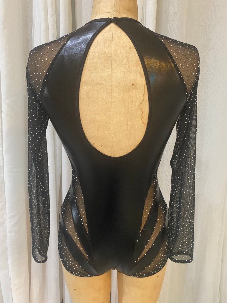 Disco Devil Leotard | Mesh Bodysuit | Rubber Lycra | Rhinestones ...