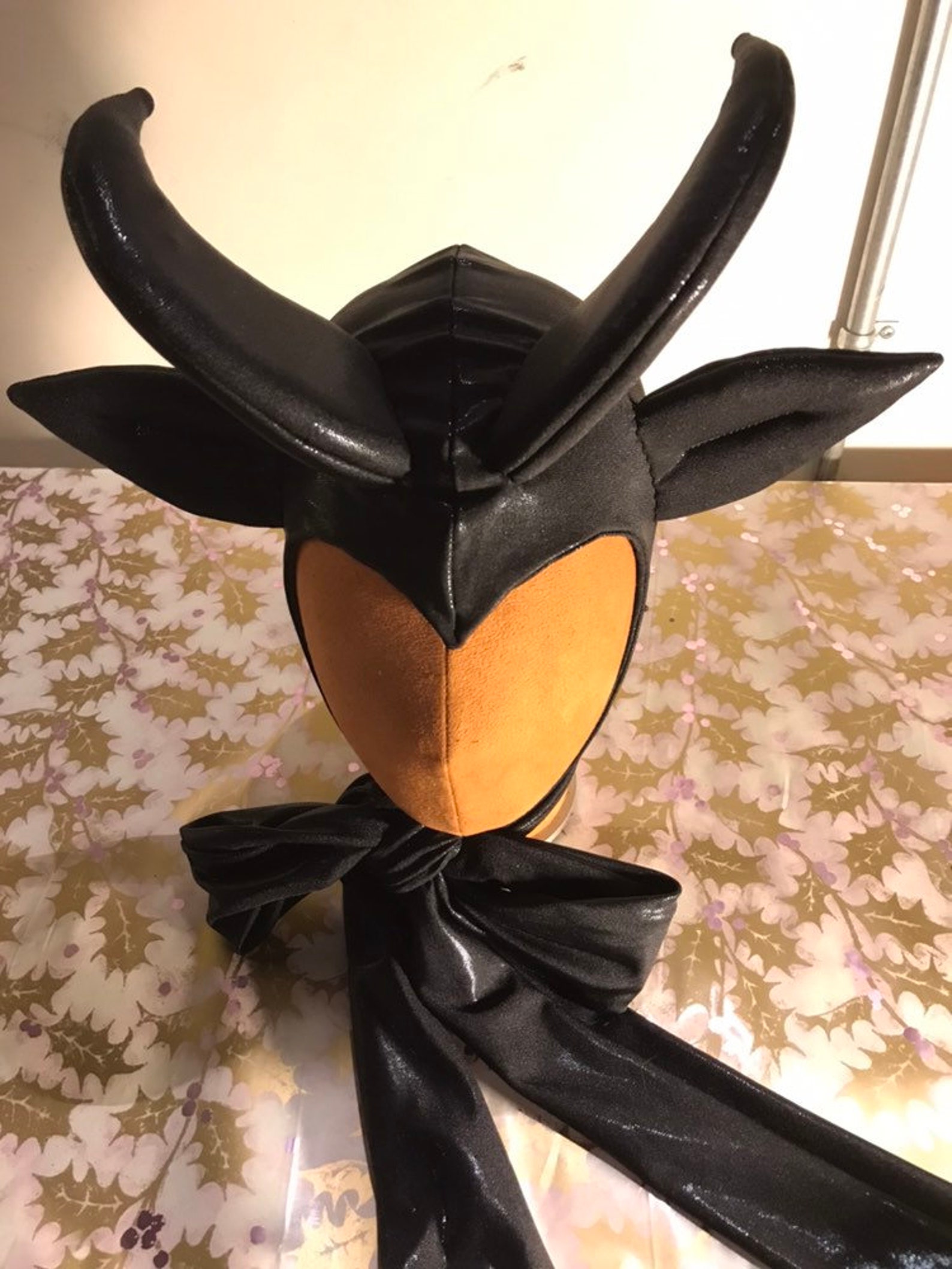 Goat Hood Vintage Hood Goat Bonnet Baphomet Goth Hood - Etsy