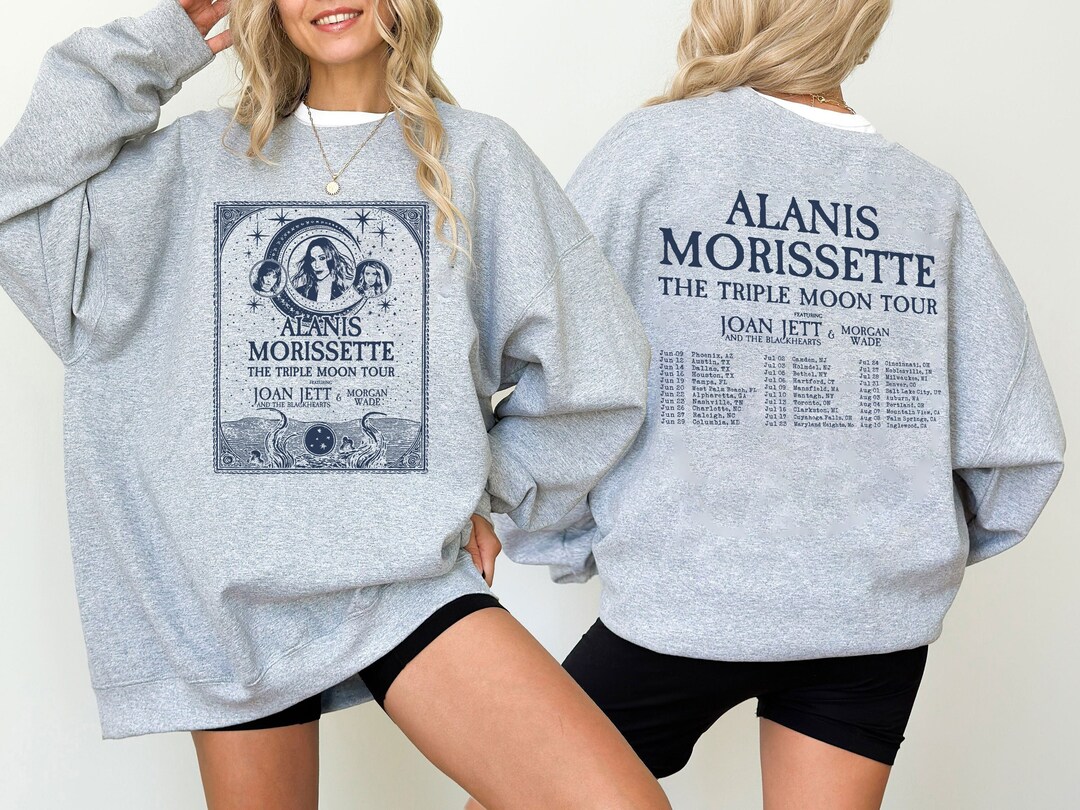 Vintage Alanis Morissette 2side Shirt,alanis Morissette the Triple Moon ...