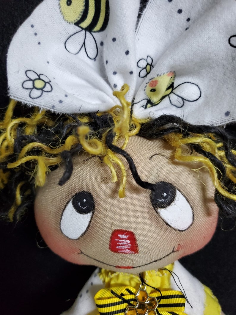 Raggedy Ann Doll Bumble Bees Spring Summer Garden - Etsy