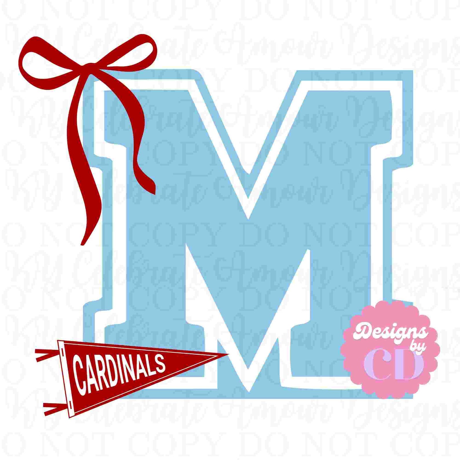 Martin County Cardinals PNG | School Spirit Graphic | Sublimation ...