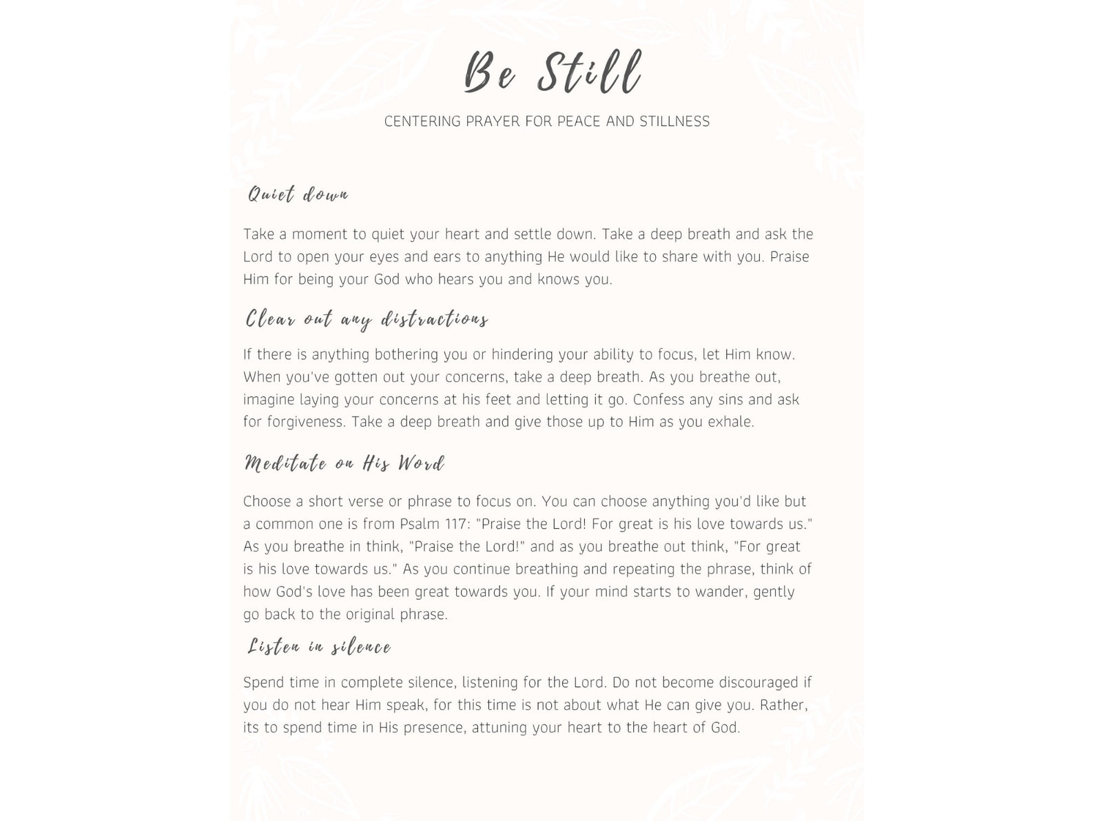 Faith and Therapy Worksheet Package: Christian, Mental Health, Wellness ...