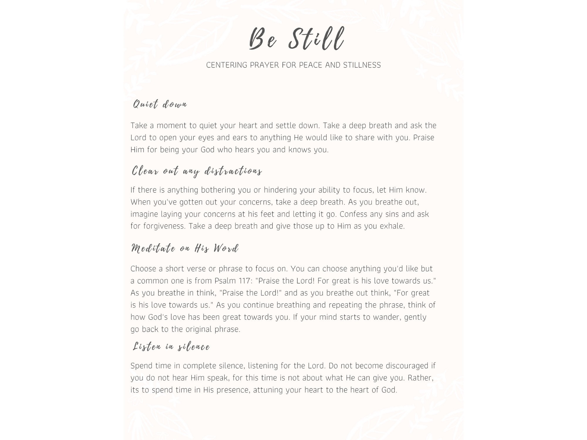 Faith and Therapy Worksheet Package: Christian, Mental Health, Wellness ...