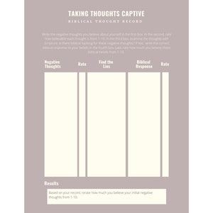 Faith and Therapy Worksheet Package: Christian, Mental Health, Wellness ...