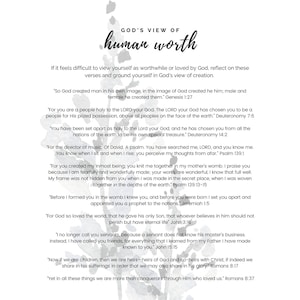Faith and Therapy Worksheet Package: Christian, Mental Health, Wellness ...