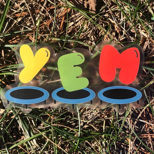 YEM Holographic Sticker - Etsy
