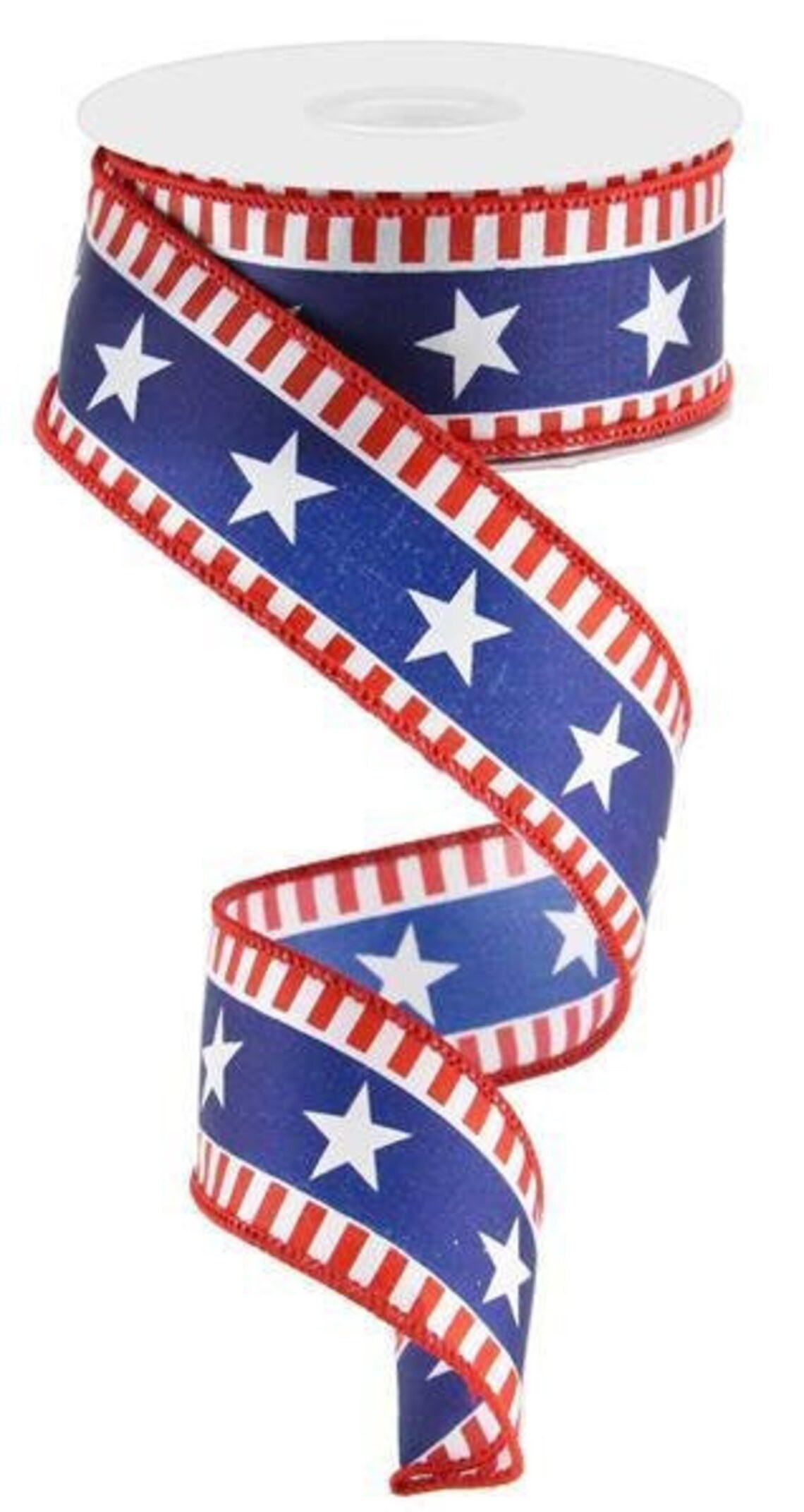 1.5 X 10yrds Stars and Stripes Patriotic Ribbon 4th of July - Etsy