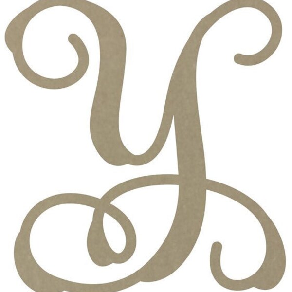 Monogram Letter Y - Etsy