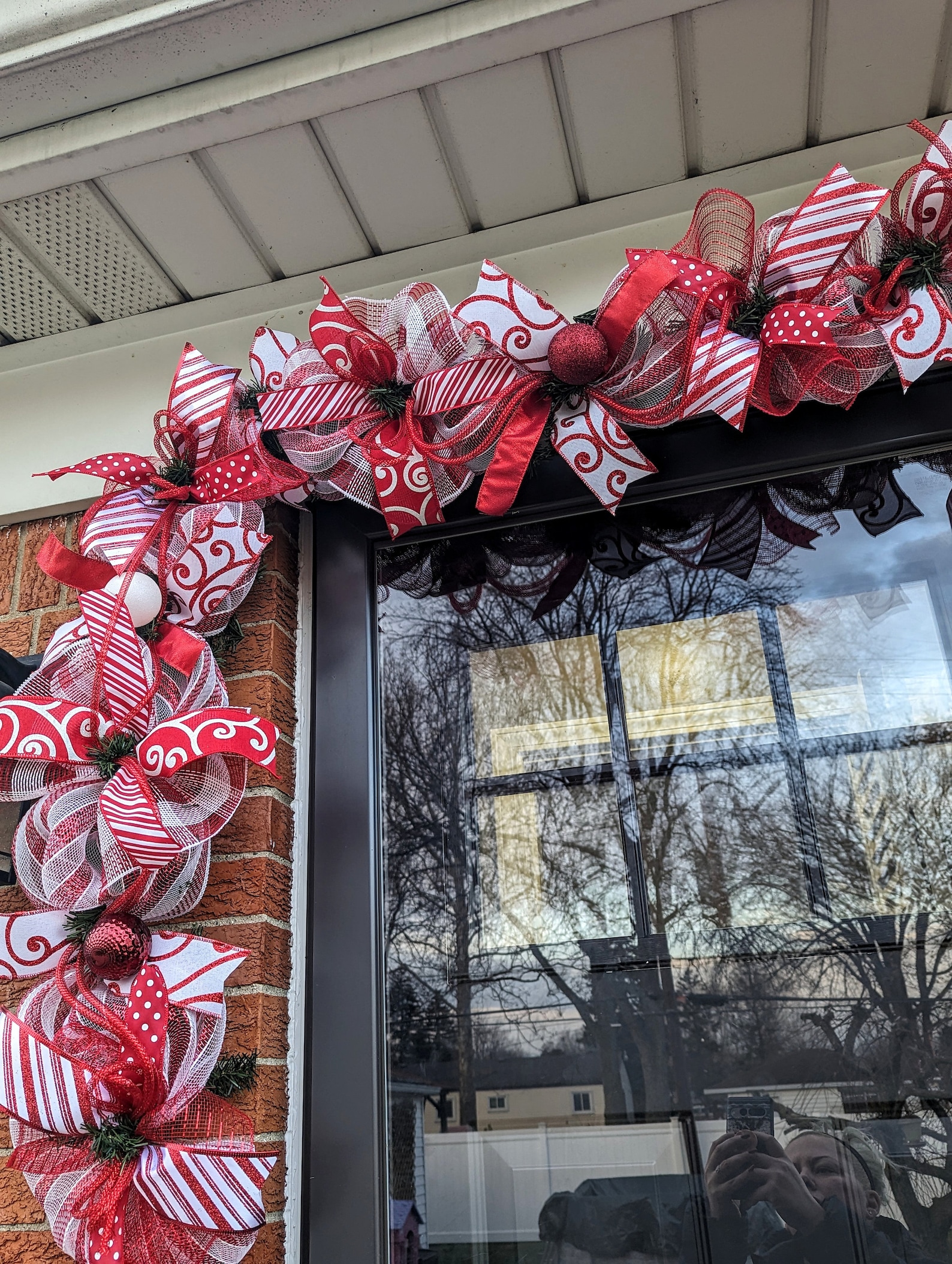 Candy Cane GARLAND, CHRISTMAS GARLAND, Door Garland, Mantle, Mesh ...