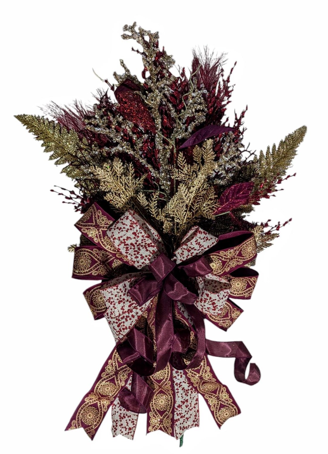 Tree Topper, Tree Bow, Tree Topper, Tree Star, Woodland Tree Topper ...