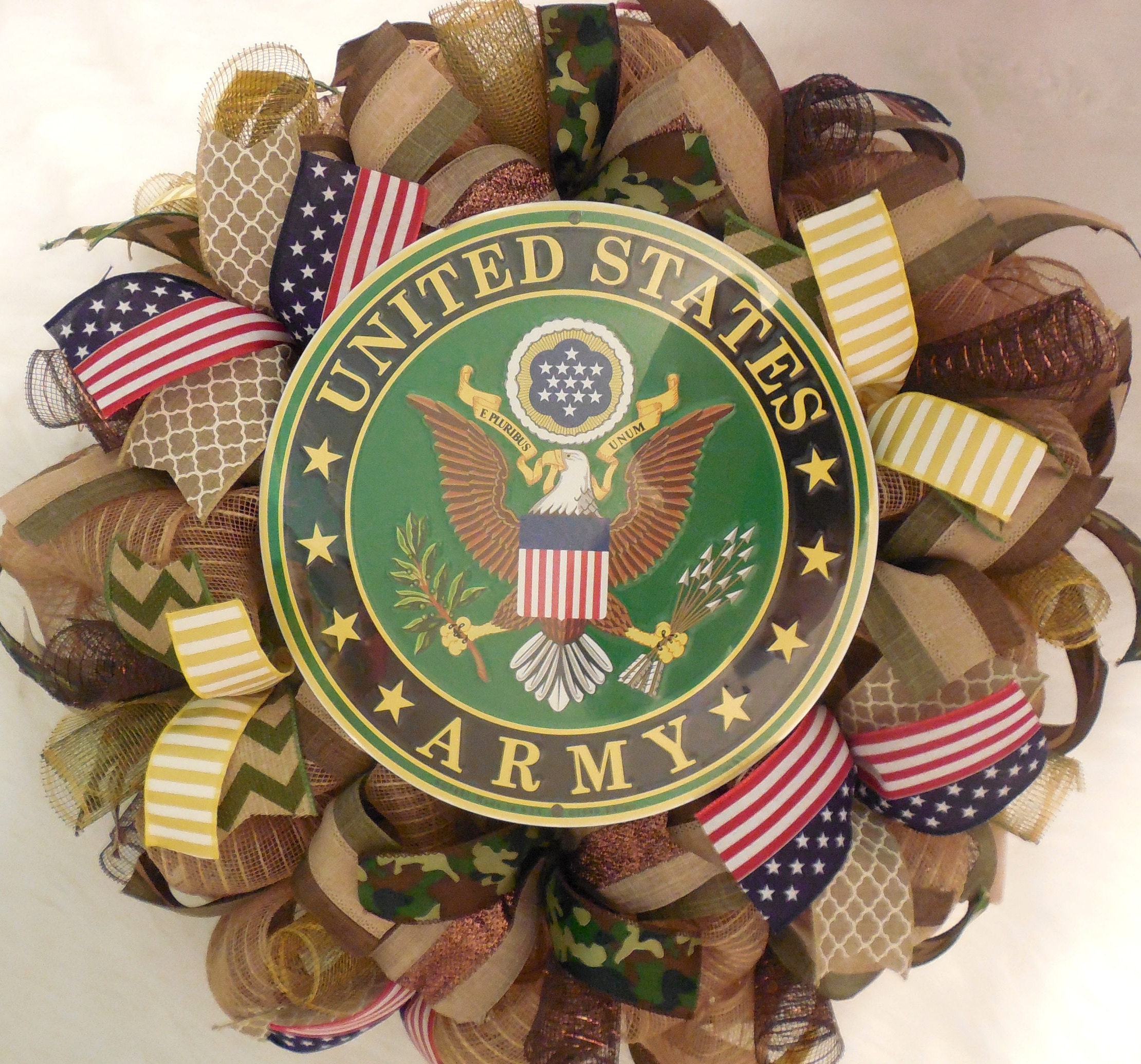 Army wreath Army Wreaths United states army wreath united | Etsy