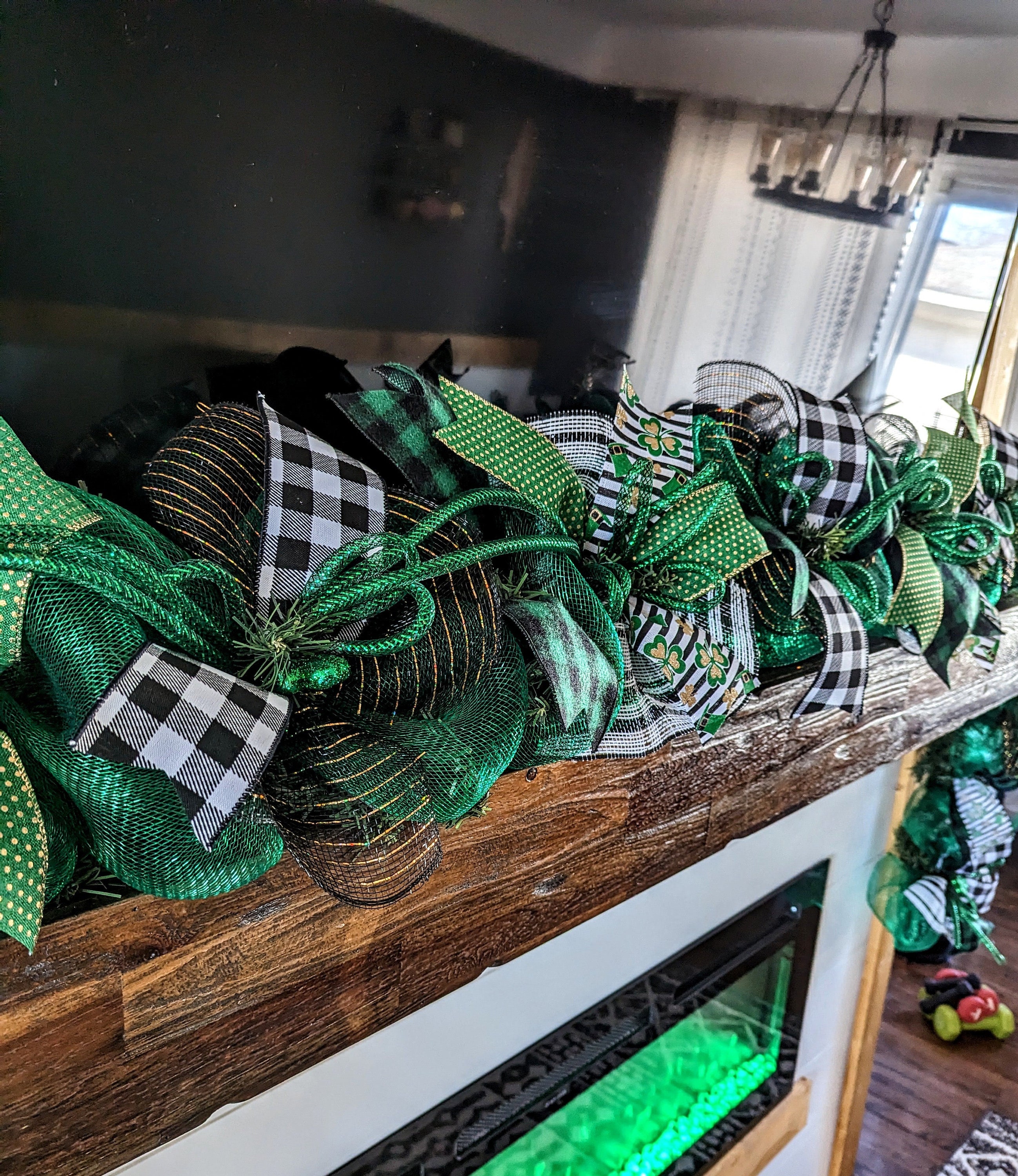 St. Patricks Day Garland, St. Patrick’s Garland, St. Patties Day ...