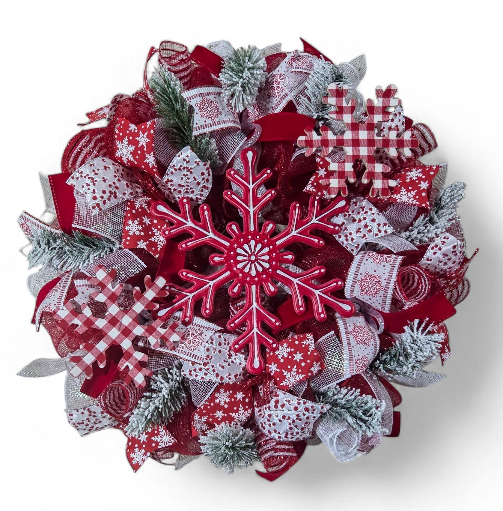 Winter Wreath, Snowflake Wreath, Winter Wreaths, Wreaths, Winter ...
