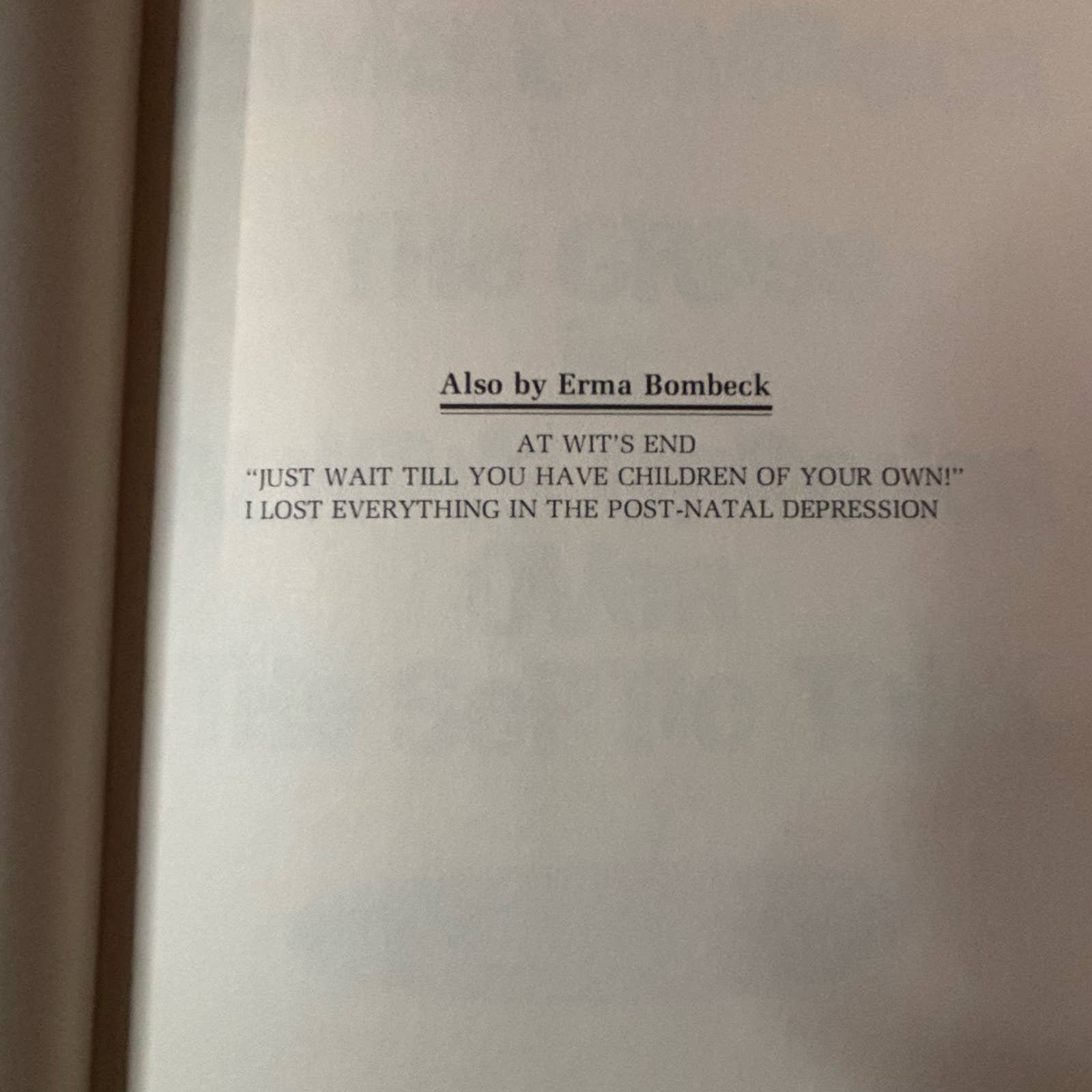 Erma Bombeck Grass is Always Greener Over the Septic Tank Hardcover ...