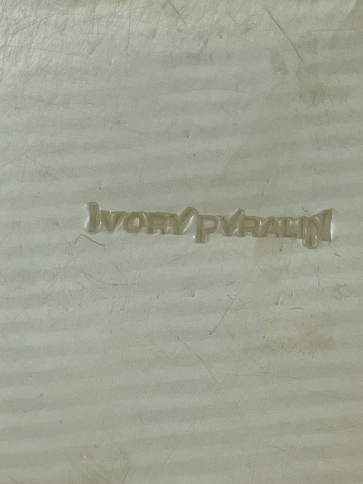 Vintage Celluloid Plastic Vanity Hair Receiver French Ivory Pyralin - Etsy