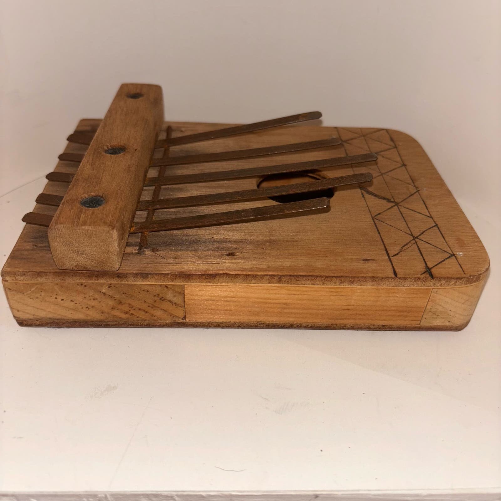 Handmade African Style Thumb Piano Sansa Wooden Musical Instrument NH ...