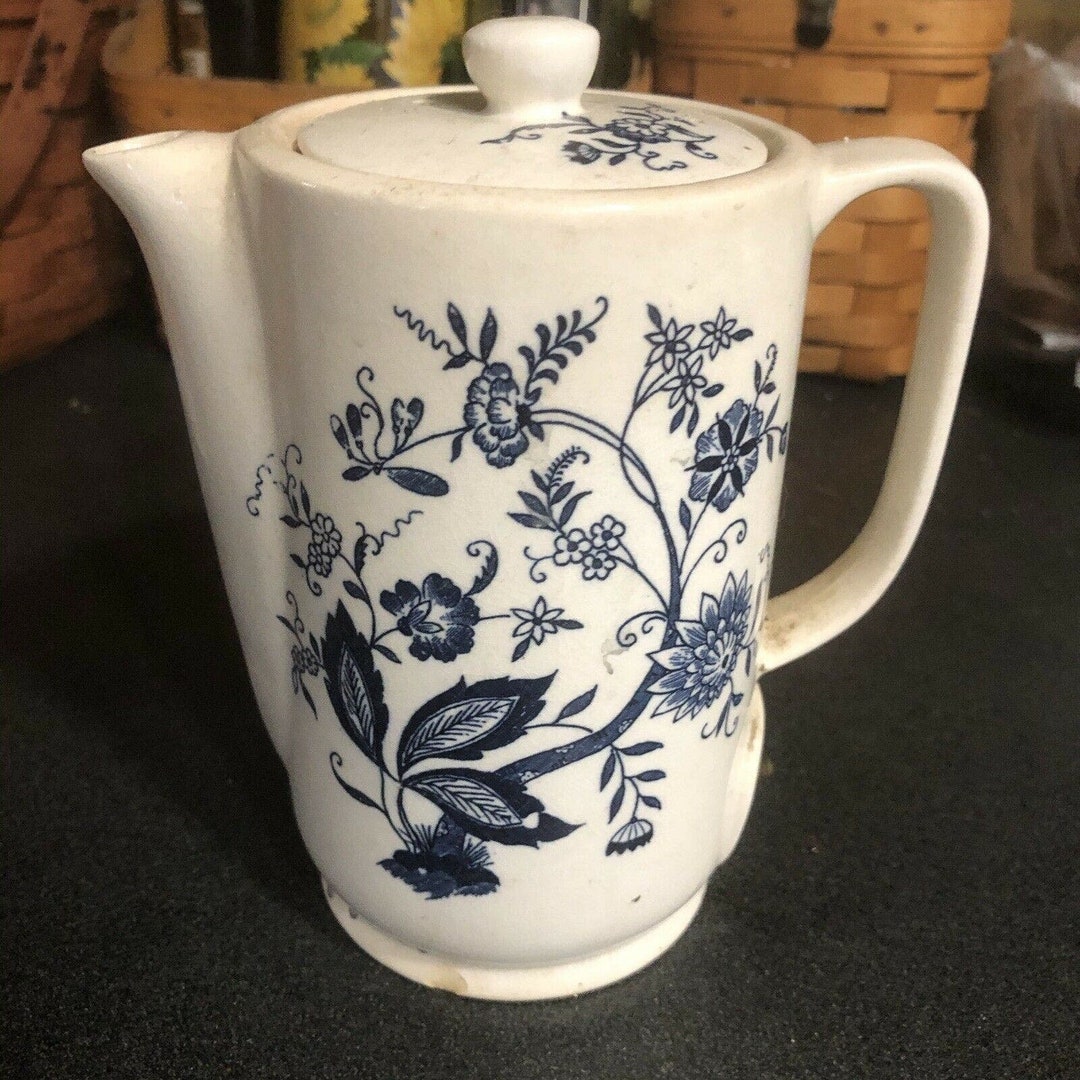 Instant Boiling Tea Water Blue White Onion China Hot Water Pot Pitcher ...