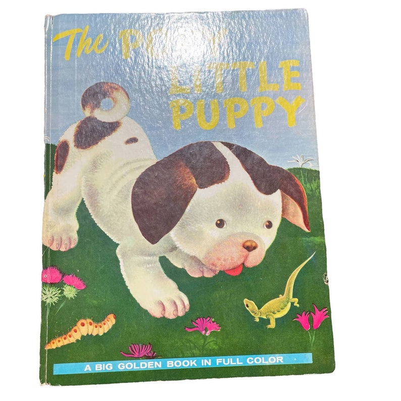 Vintage Poky Little Puppy Big Golden Book 12 X 9 Great Condition - Etsy