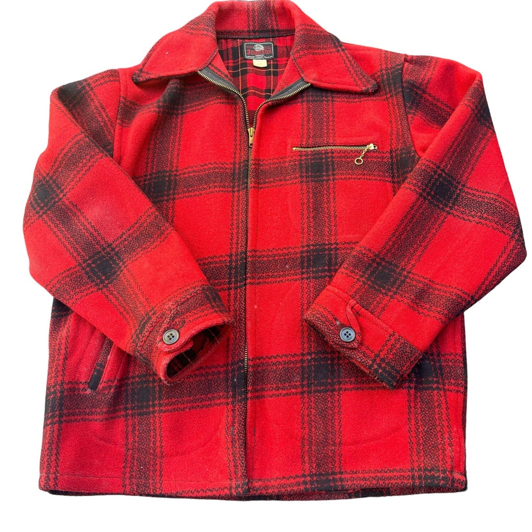 Johnson Woolen Mills Field Hunting Jacket Vintage Red - Etsy Canada