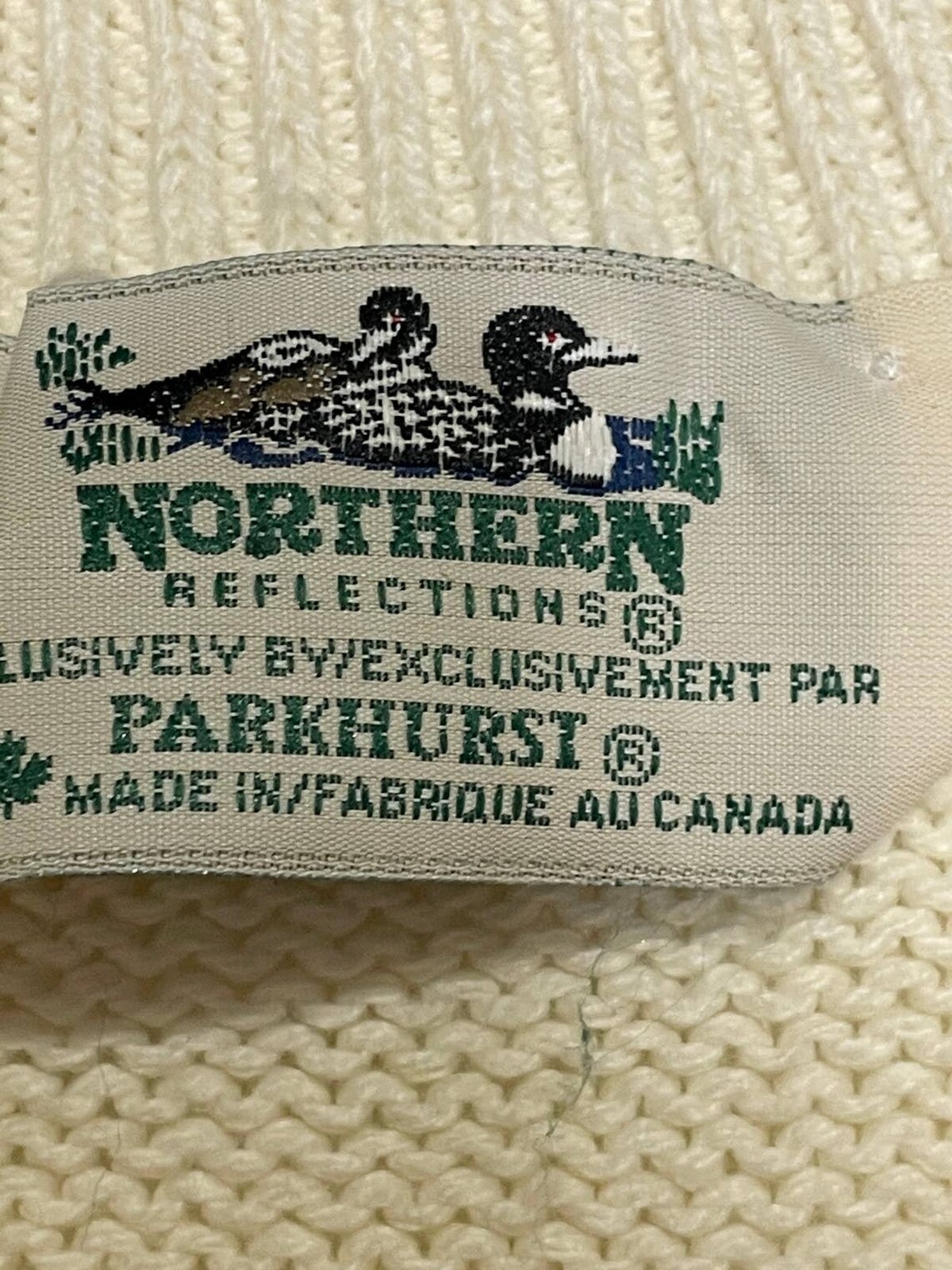 Vintage Northern Reflections Birdhouse Theme Cotton Sweater Cottagecore - Etsy