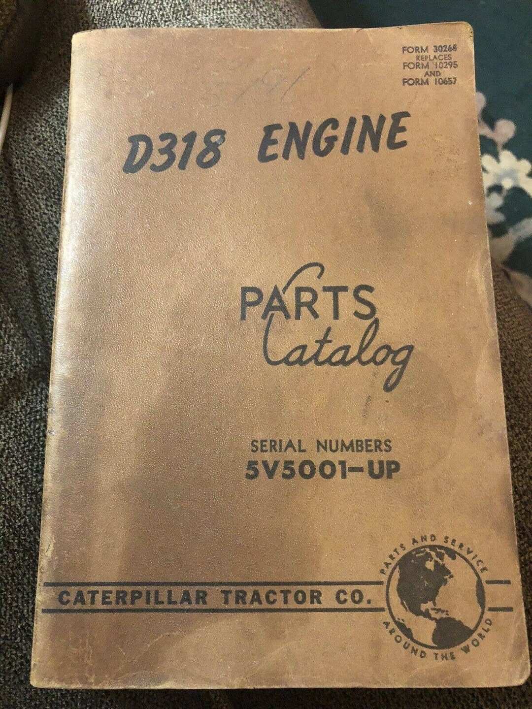 Caterpillar D318 Engine Parts Catalog Tractor Crawler Bulldozers Ser ...