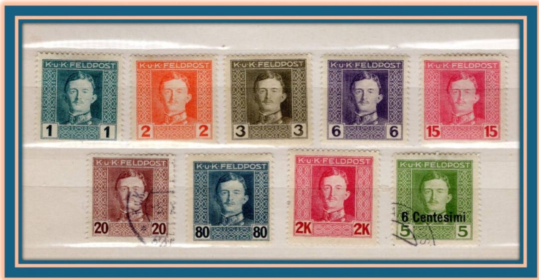 Austria Military Post Vintage Feld Post Feldpost Stamps - Etsy
