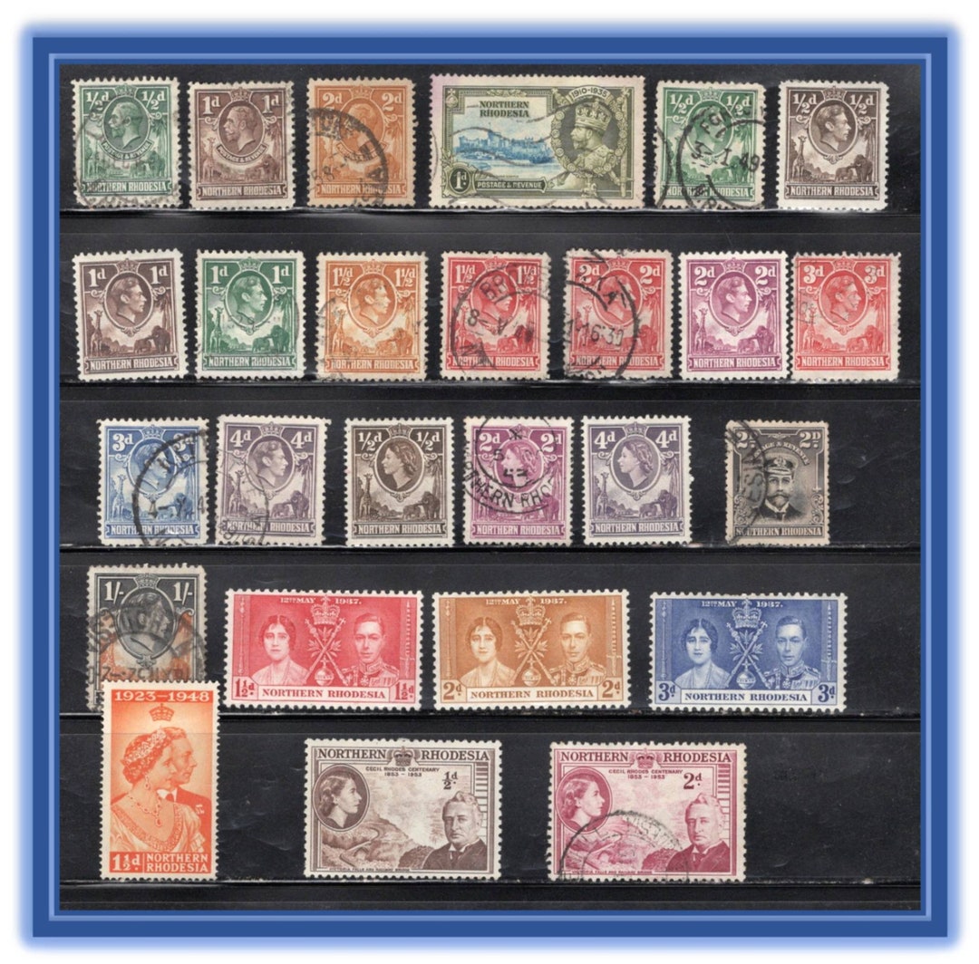 Northern Rhodesia Stamps British Commonwealth - Etsy