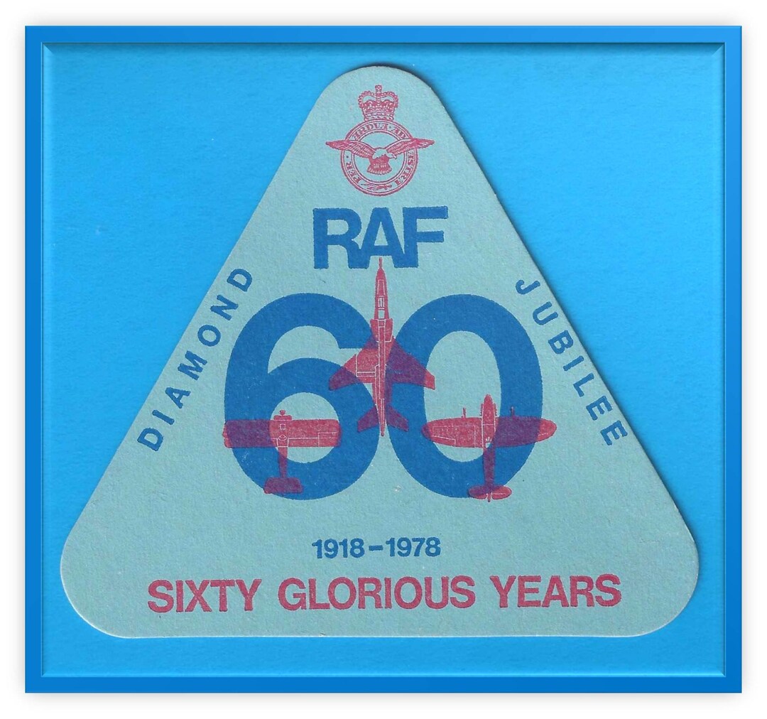 RAF Royal Air Force Beer Mat RAF Beer Coaster - Etsy