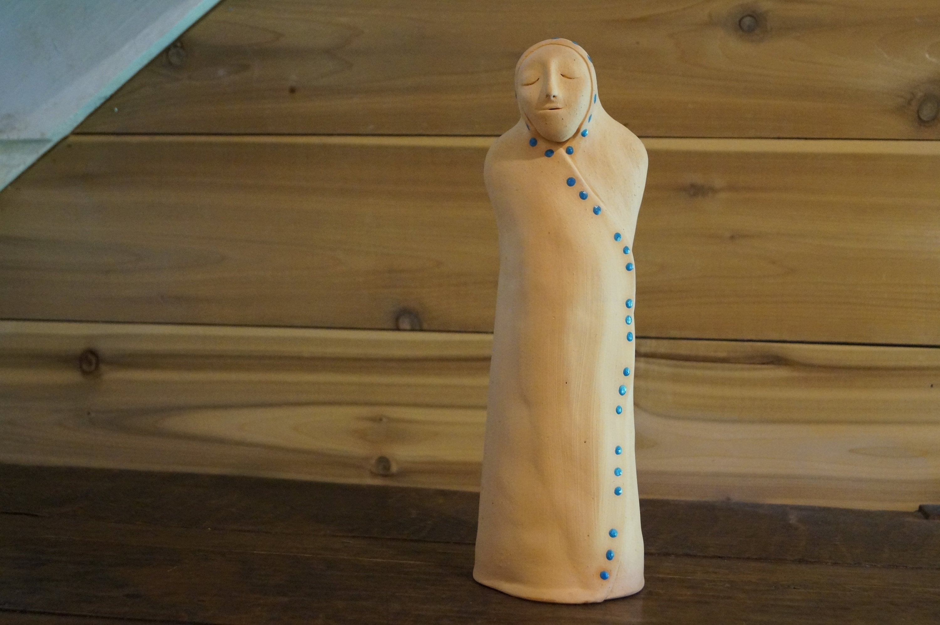 Signed Pottery Person Sculpture Sculpted Clay Figure - Etsy