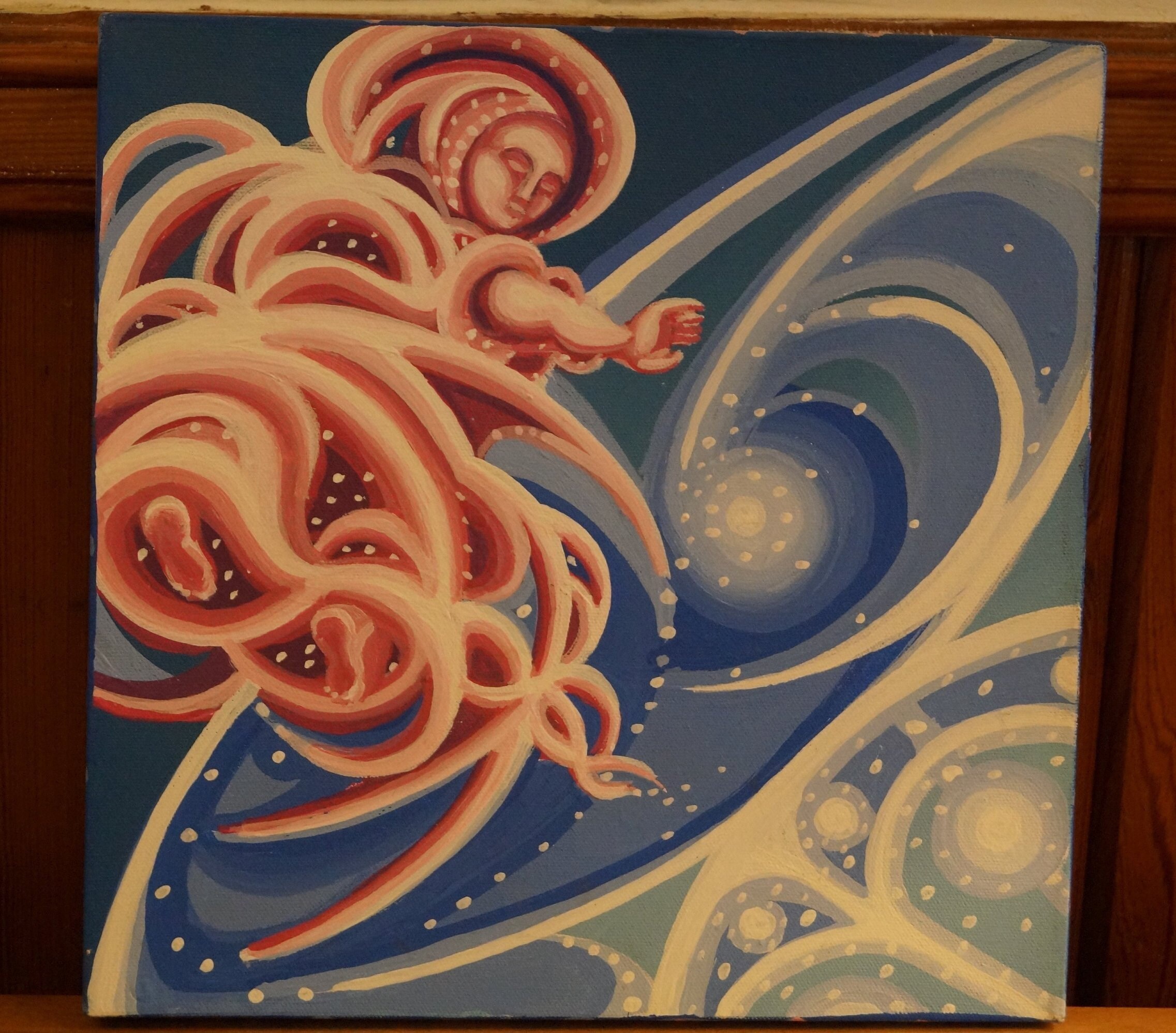 Mystical Painting Modern Painting Celestial Painting | Etsy