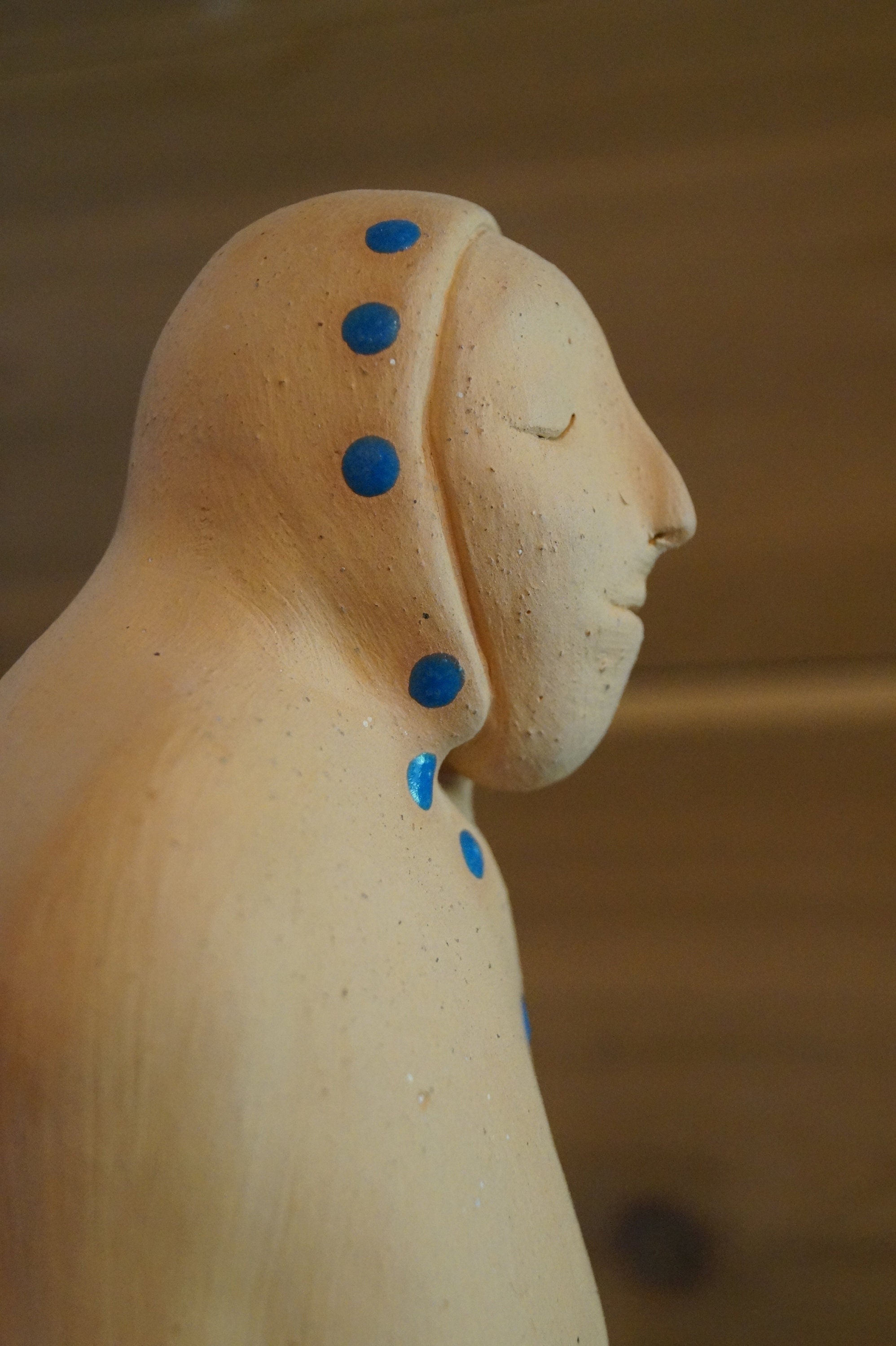 Signed Pottery Person Sculpture Sculpted Clay Figure - Etsy