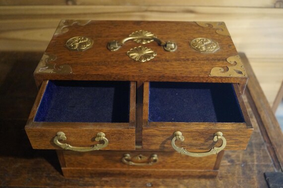 Japanese Tansu Jewelry Box - Gem