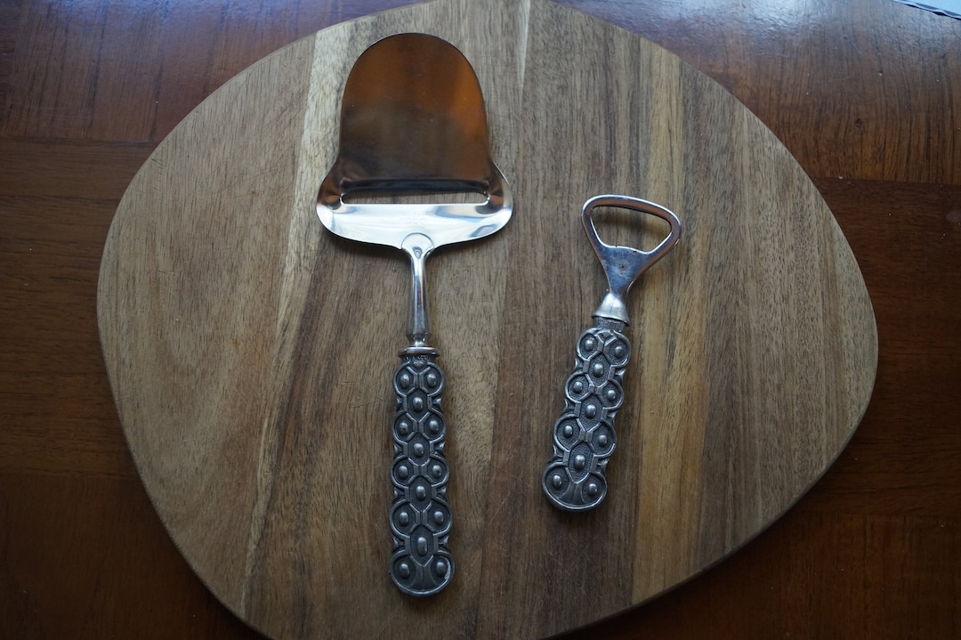 Mid Century Spar David Andersen Brutalist Cheese Slicer & Bottle Opener ...