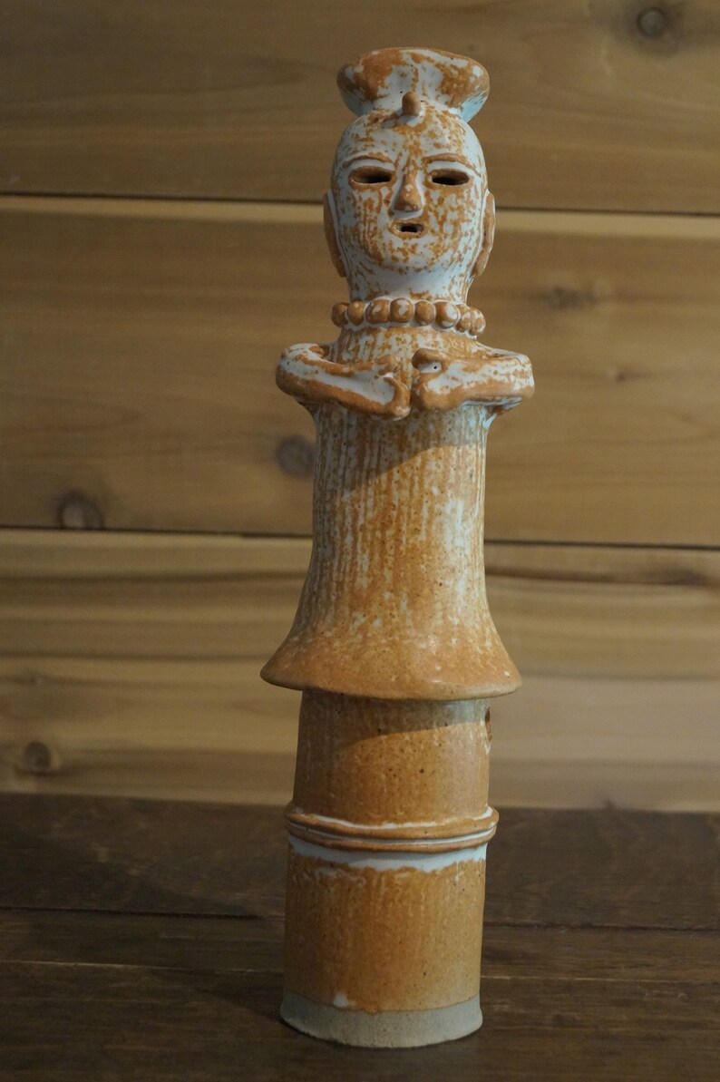 Japanese Haniwa Female Pottery Sculpture Vintage Japanese | Etsy