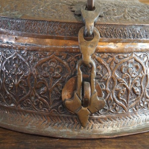 Old Indian Repousse Chipati Box - Etsy