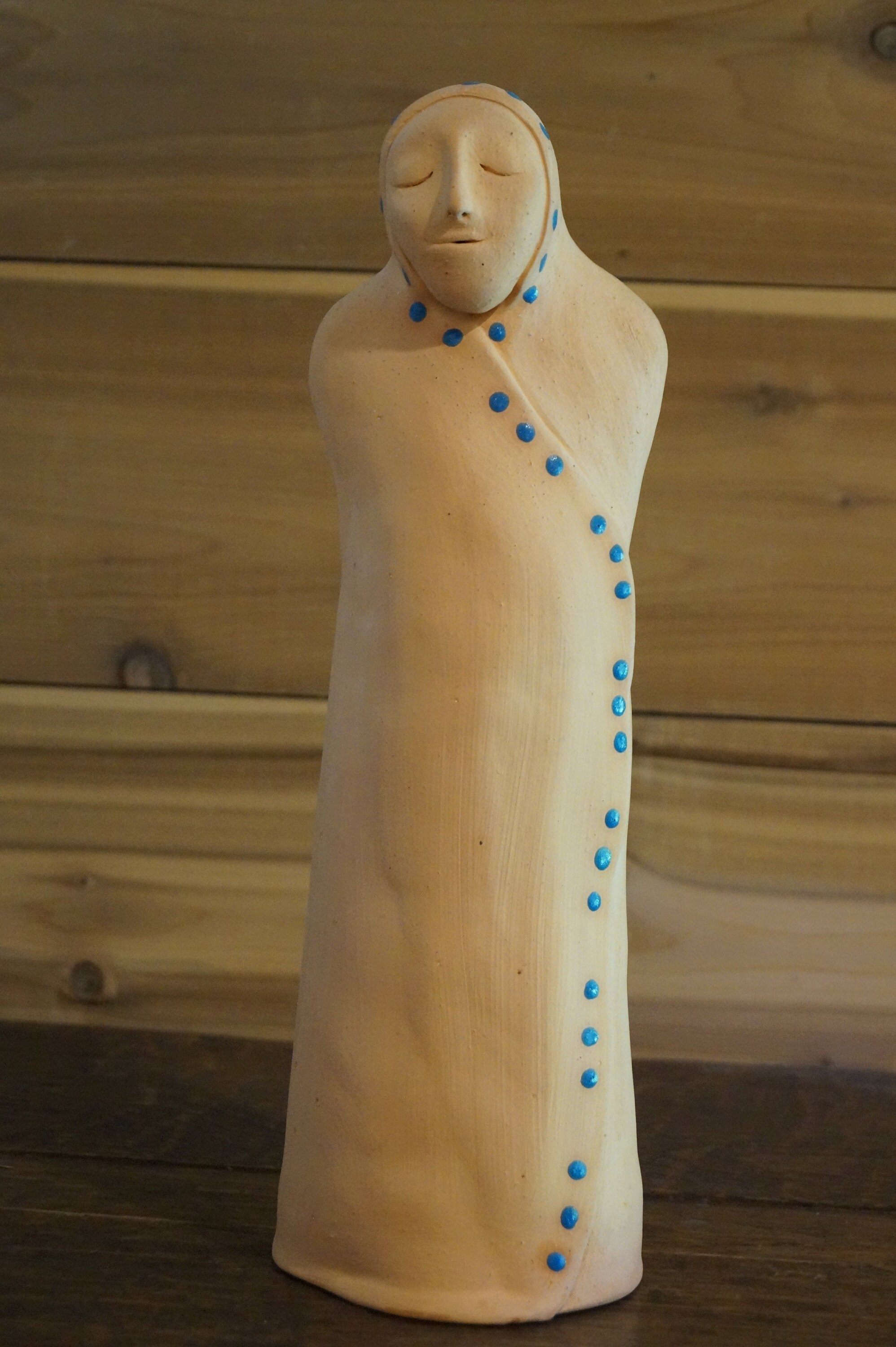 Signed Pottery Person Sculpture Sculpted Clay Figure - Etsy