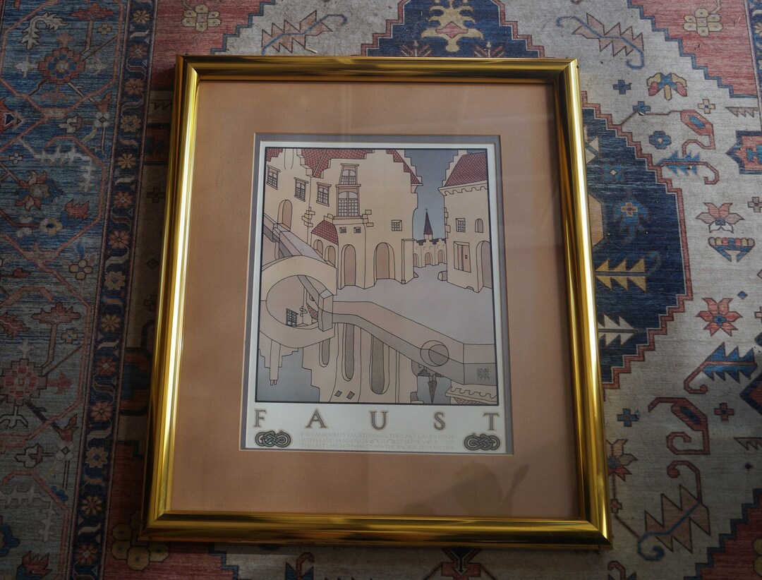 Orignal DAVID LANCE GOINES Faust Movie Poster, Pacific Film Archive Ad ...