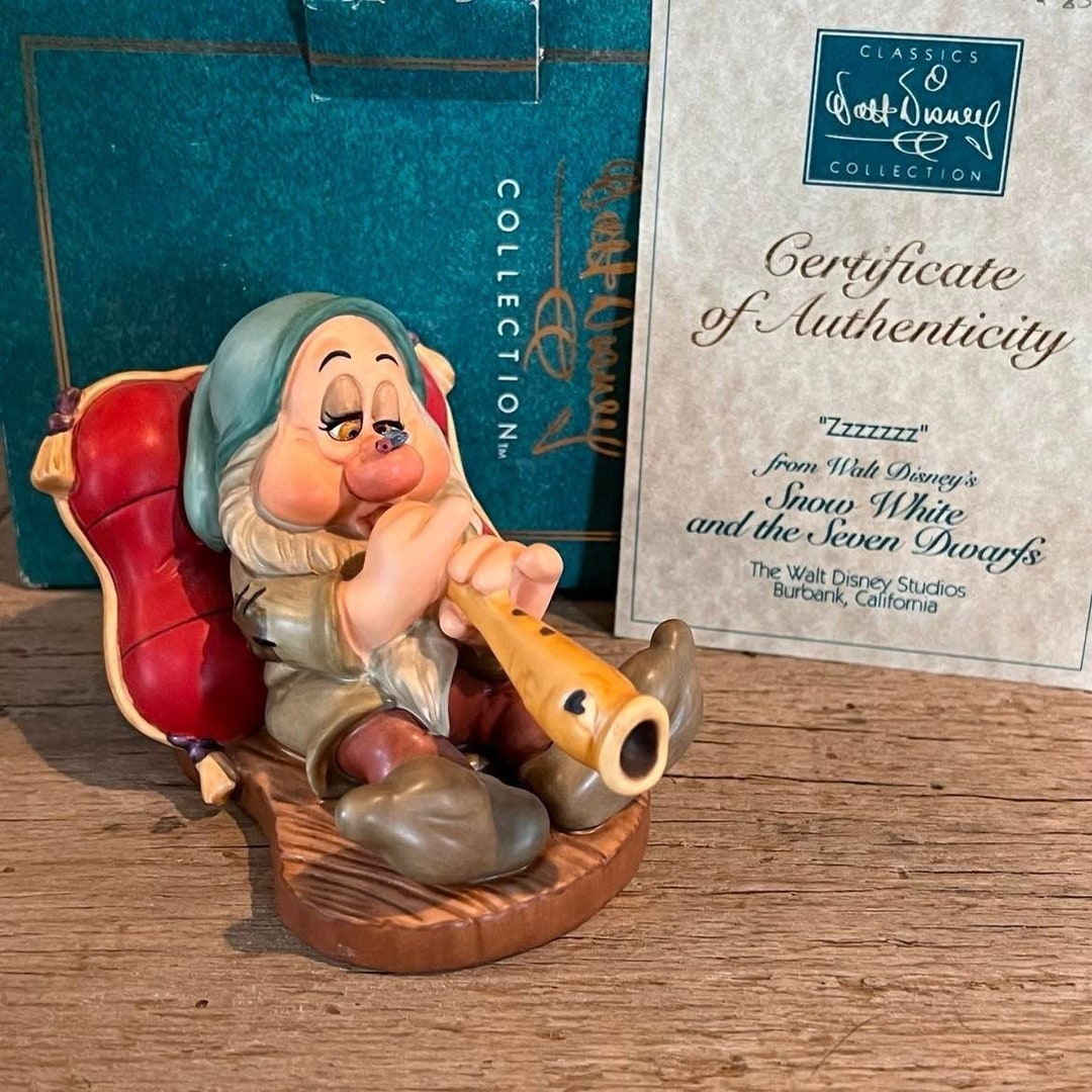 Disney's WDCC Sleepy ZZZZZZZ Fine Porcelain Figurine - Etsy