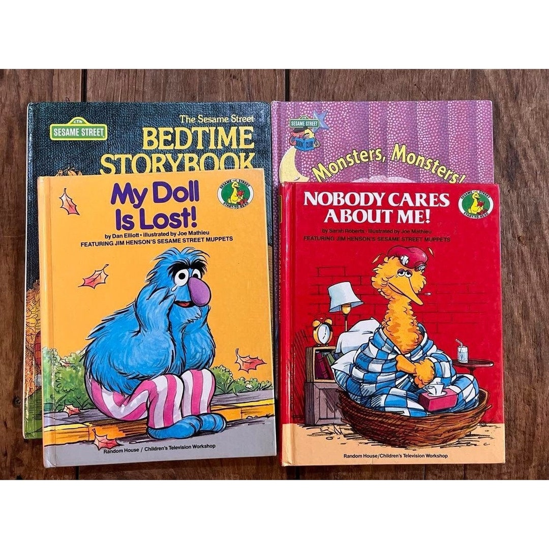 Sesame Street Starring Jim Hensons Muppets Start to Read Book Lot ...