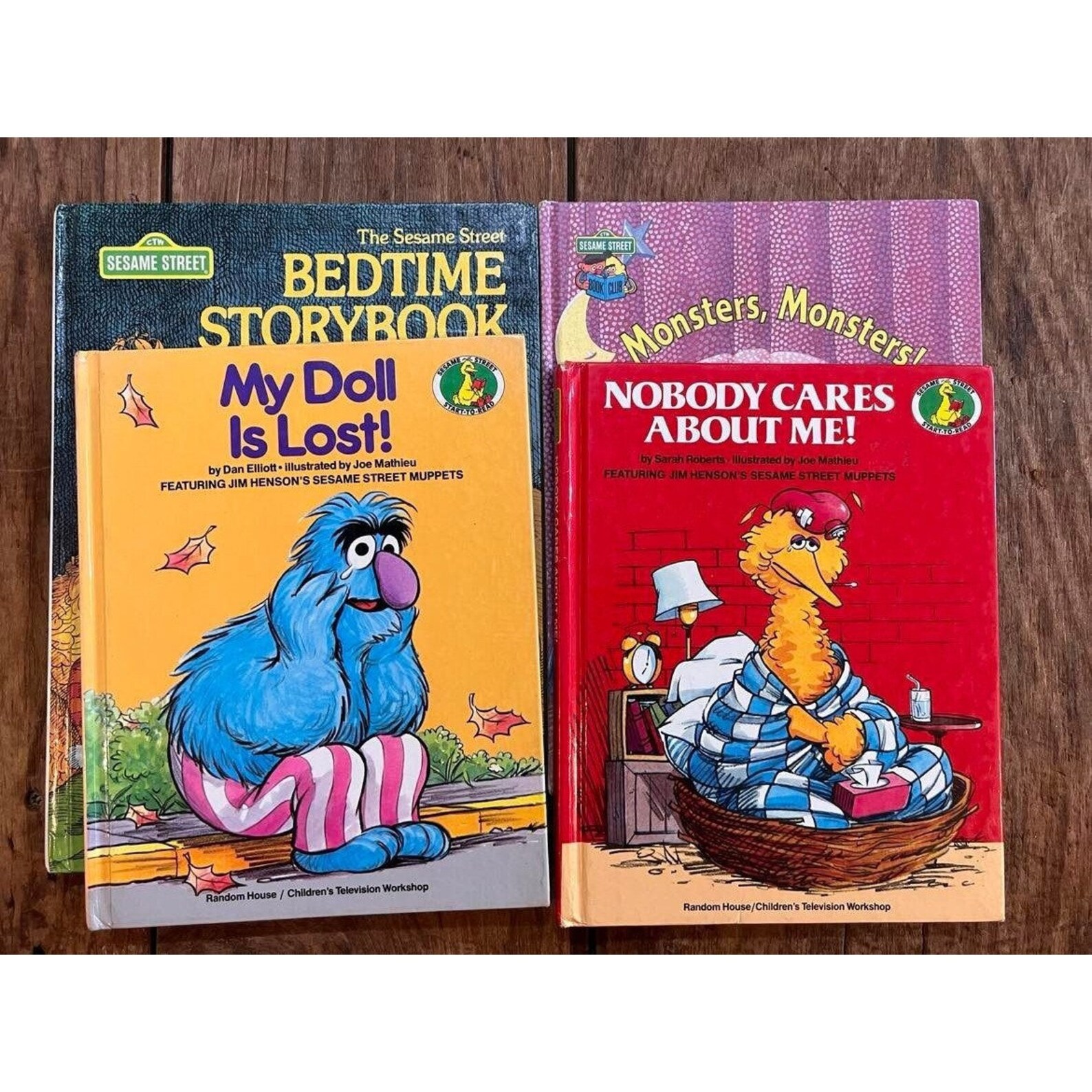 Sesame Street Starring Jim Hensons Muppets Start to Read Book Lot ...