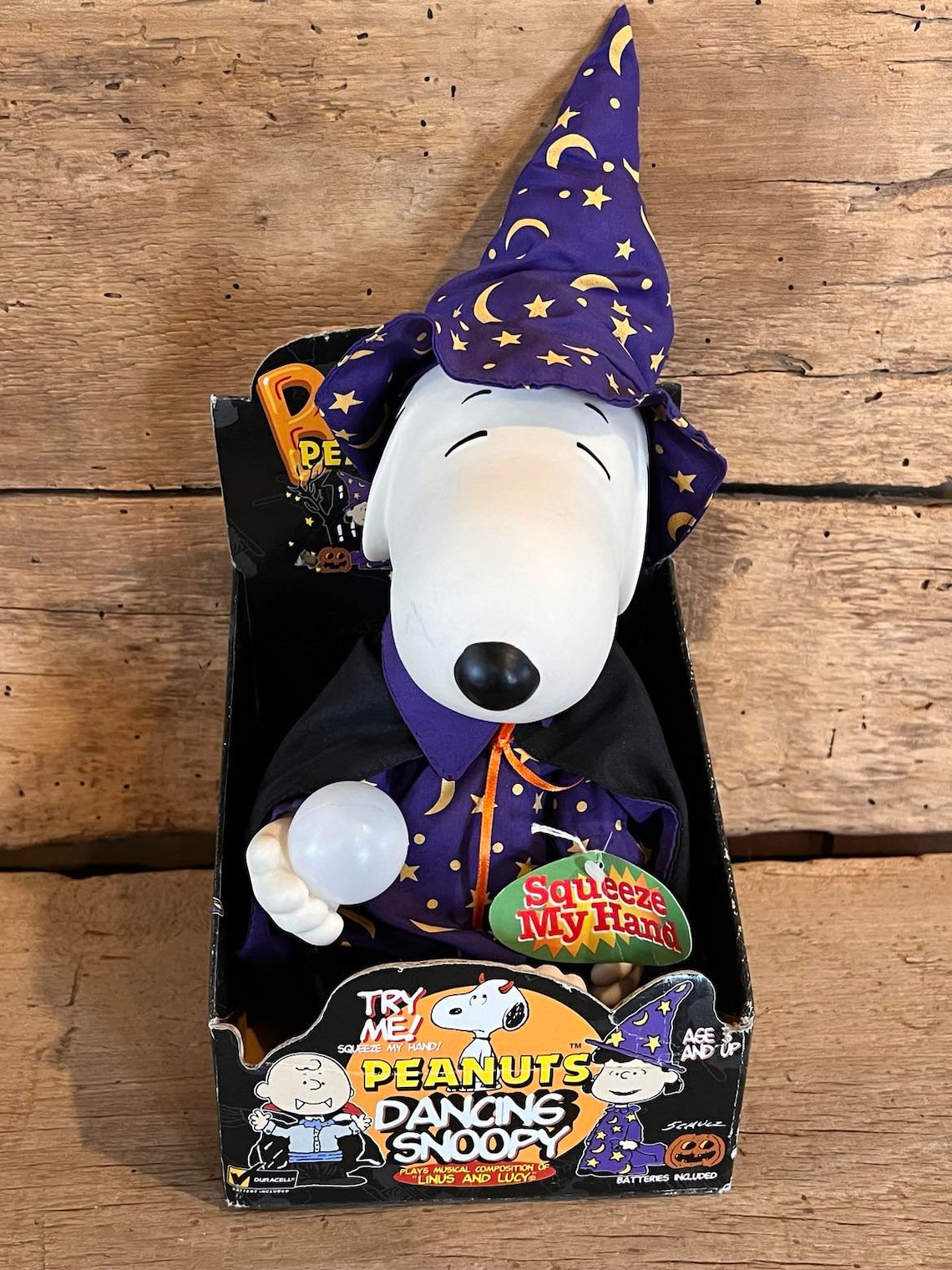 Dancing Wizard Snoopy- Gemmy 1997- Peanuts Tested Works - Etsy