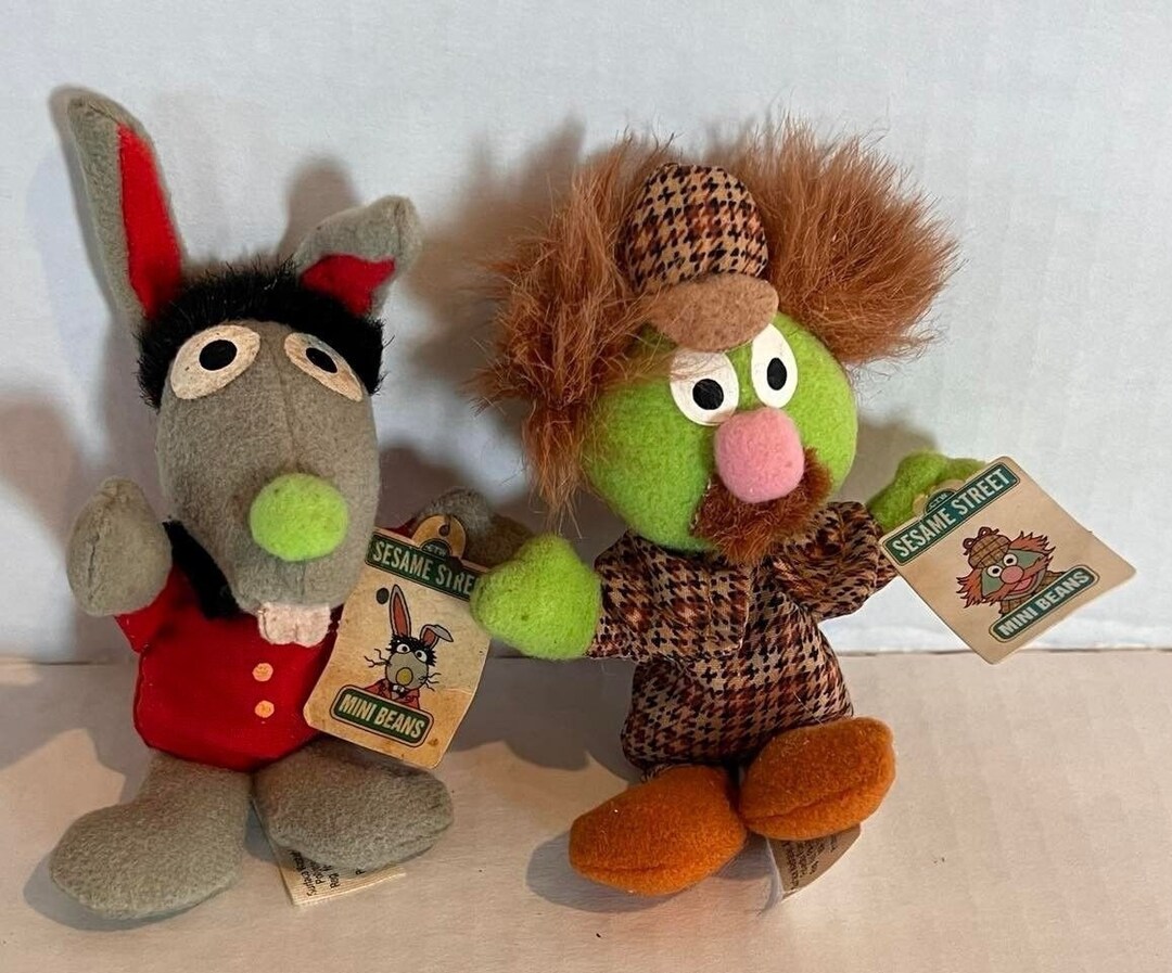 Sesame Street Mini Beans 1999 Qty 2 - Etsy