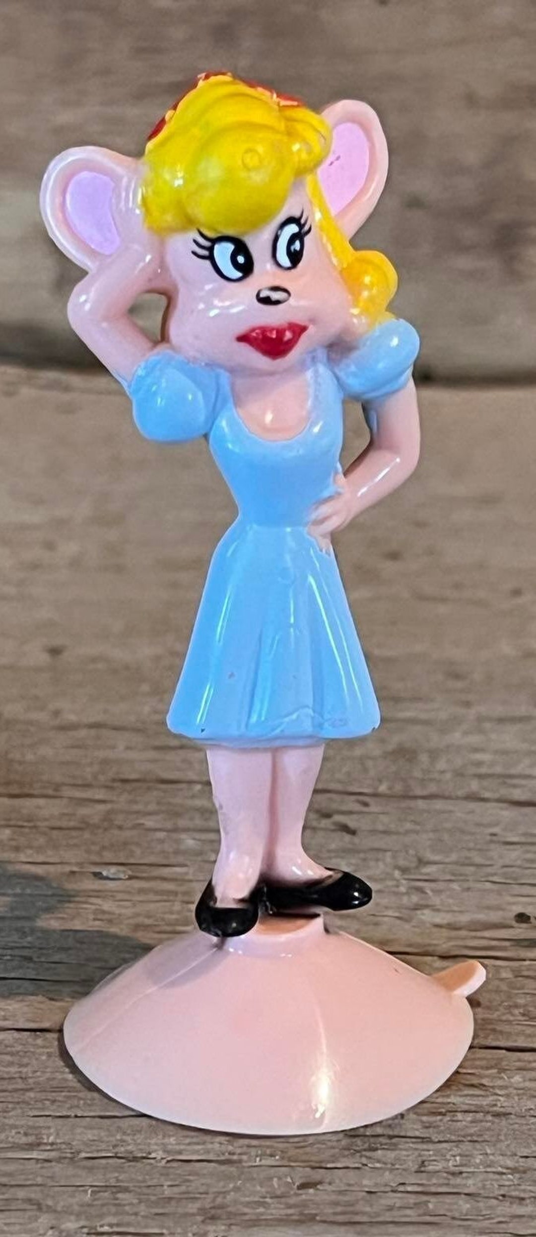 Mighty Mouse Pearl Pureheart Suction Cup Toy 1989 Viacom - Etsy