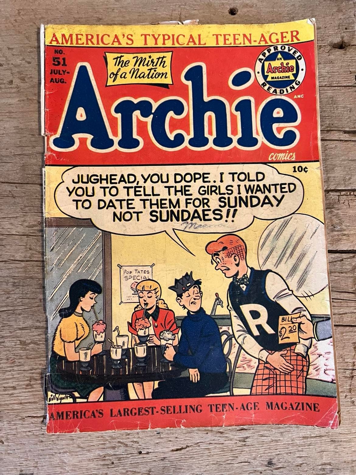 Archie Comic Book 79 or 51 Choice Book - Etsy