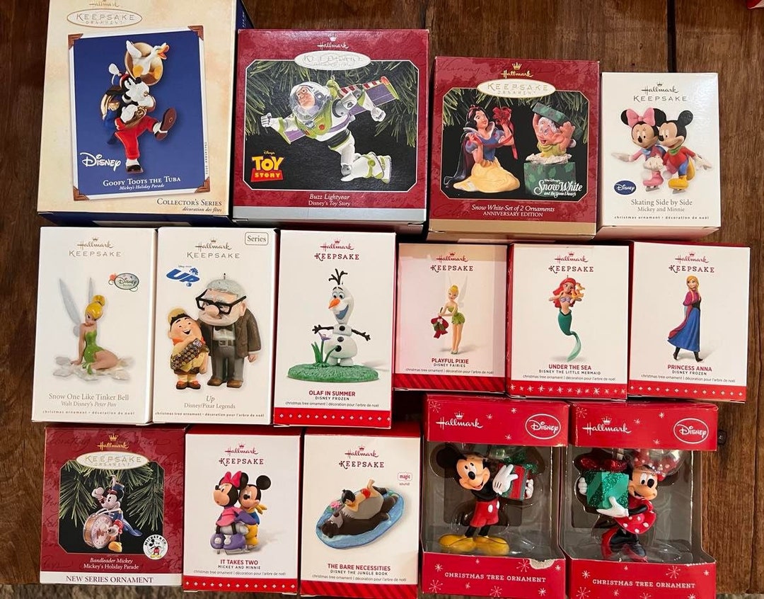 Hallmark Disney Keepsake Ornaments-choice Ornament-collectors Series - Etsy